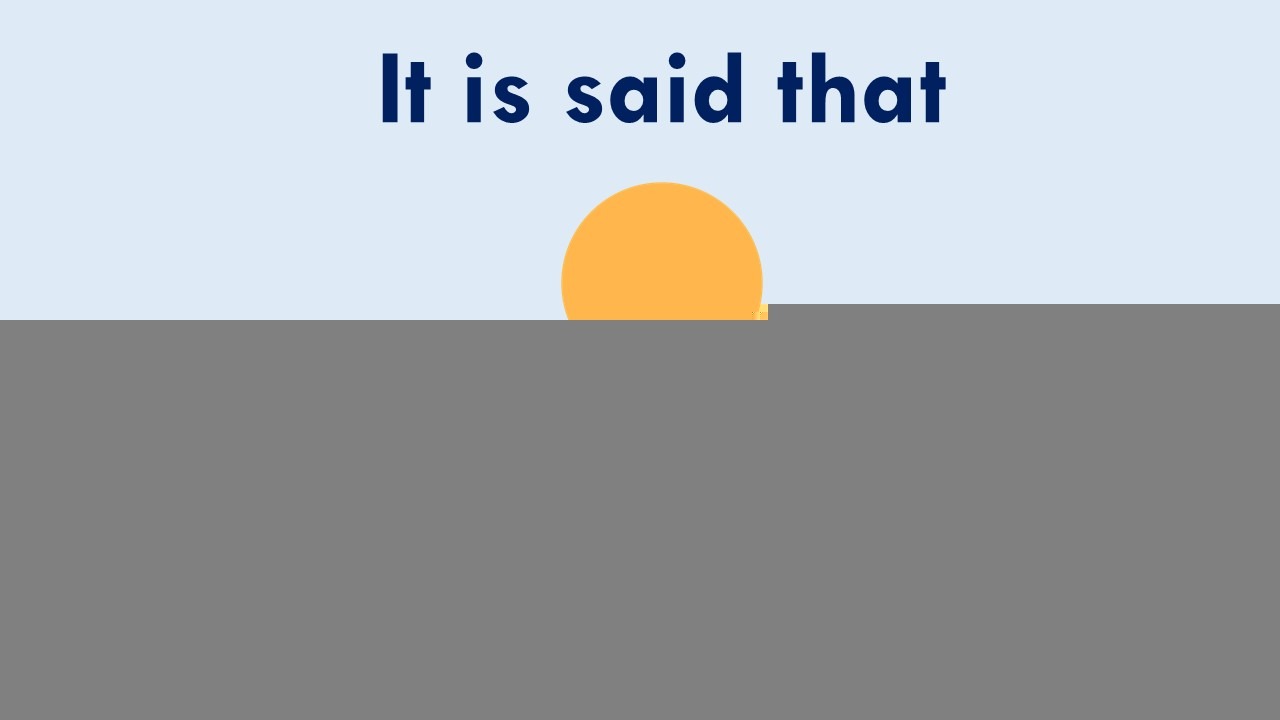 It Is Said it-is-said