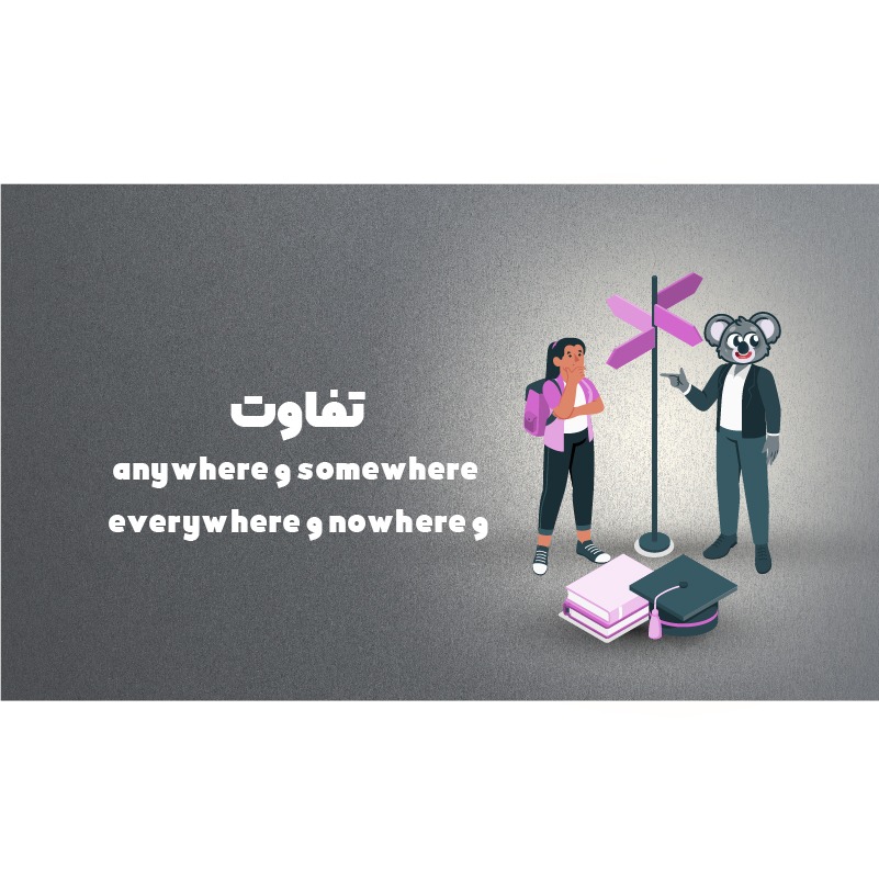 تفاوت somewhere و anywhere و nowhere و everywhere + مثال | بهترین ...